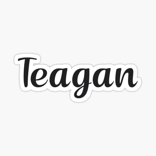 "Teagan" Sticker for Sale by 99Posters | Redbubble