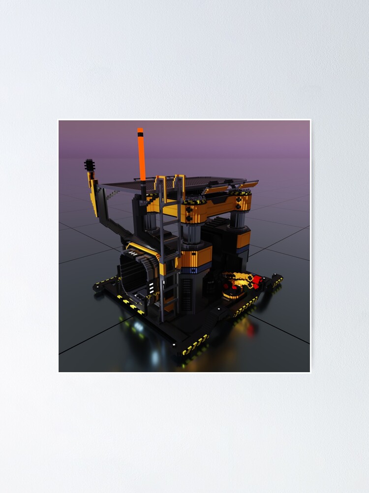 "Satisfactory Game - Voxel Art" Poster for Sale by CheckeredShoes6 ...