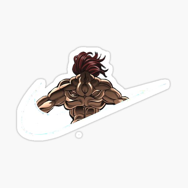 Pegatina «Yujiro Hanma The Grappler Logo para otaku, gimnasio y fitness ...