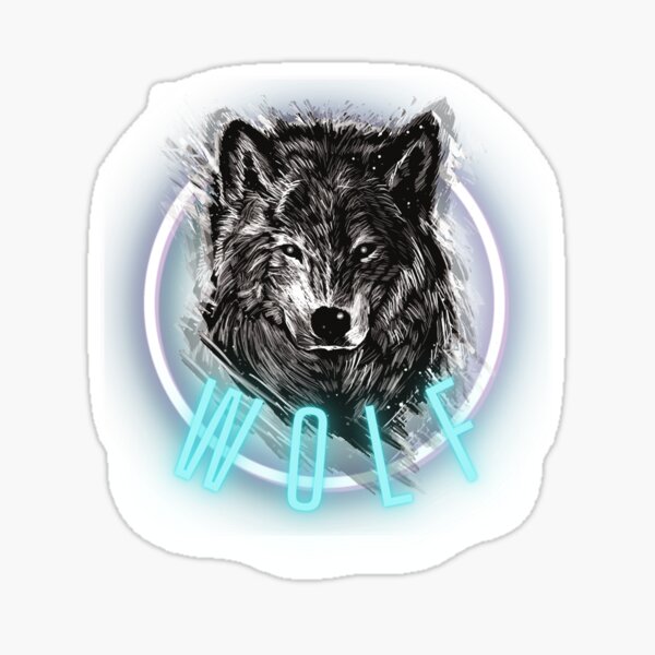 "Lobo" Sticker for Sale by VellentinVendas | Redbubble