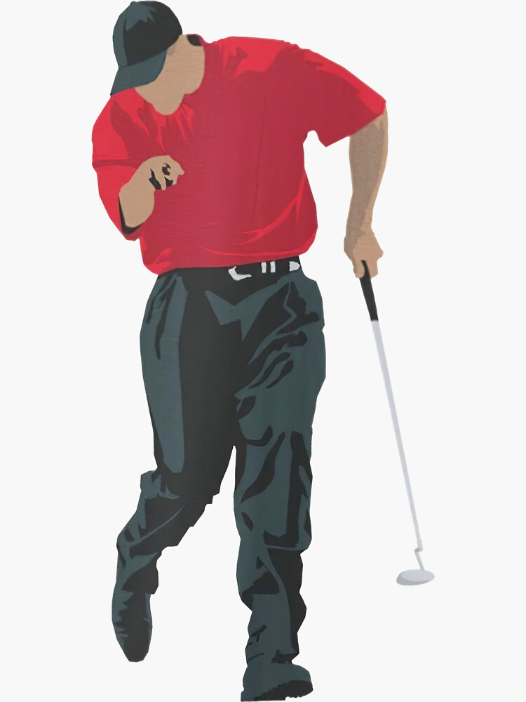 "Tiger Finger Point" Sticker for Sale by Roseannunique | Redbubble