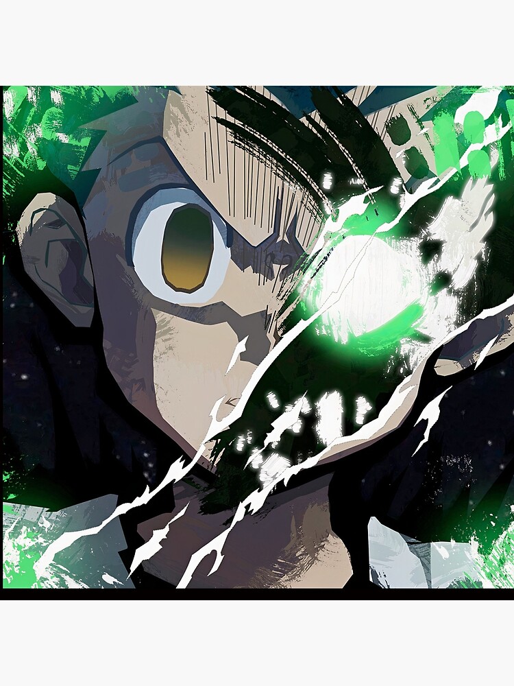 "robot boy, green eye, cursed boy, anime" Poster for Sale by ...