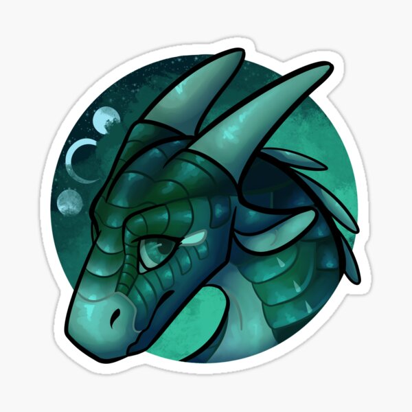 "Moonwatcher the NightWing " Sticker for Sale by Xenyca | Redbubble