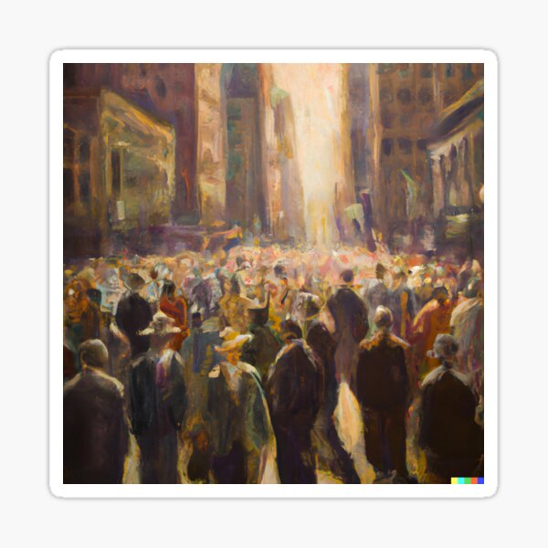 "The Big Apple" Sticker for Sale by Dalle2Prints | Redbubble