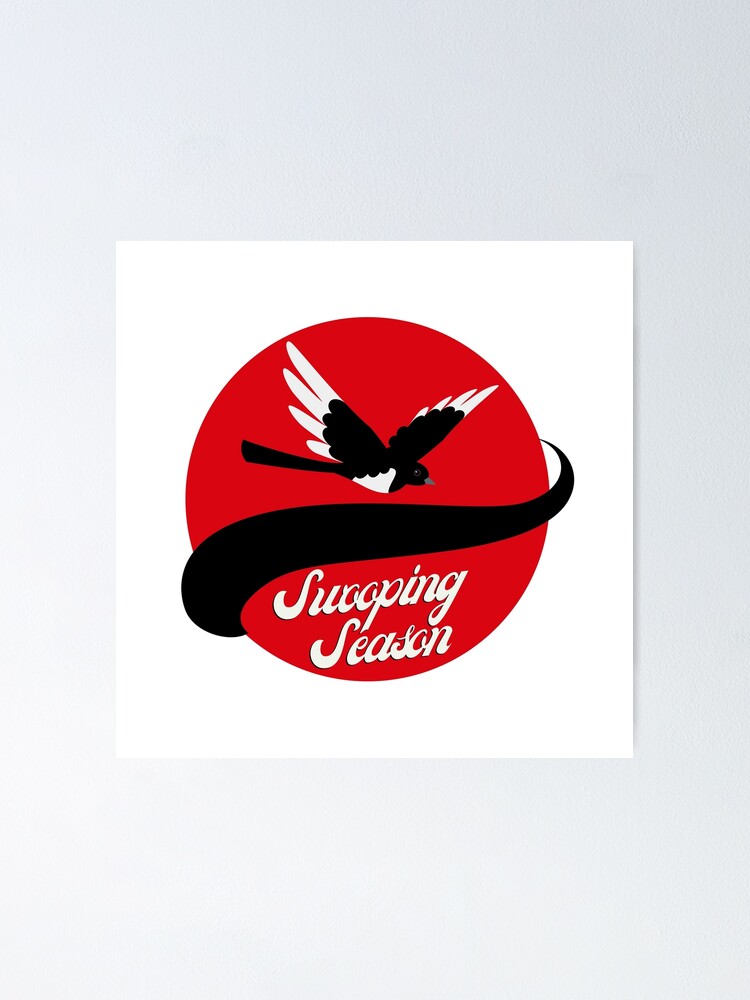 "Australia Magpie Swooping Season Decal" Poster for Sale by Dekal ...