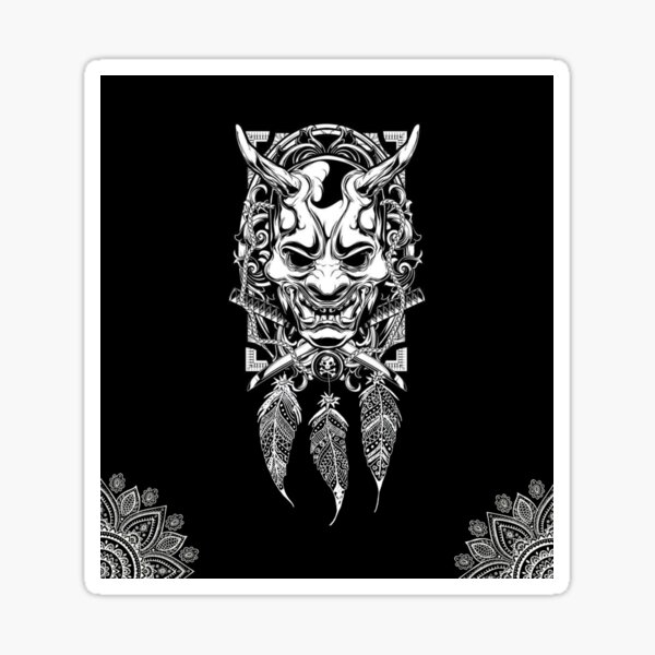 "devil skull evil mandala" Sticker for Sale by rexcellmaglian | Redbubble