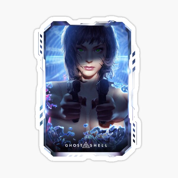 "Major Motoko Kusanagi GiTs " Sticker for Sale by elita01 | Redbubble