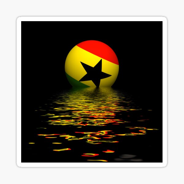 "Ghana rising" Sticker for Sale by stuwdamdorp | Redbubble