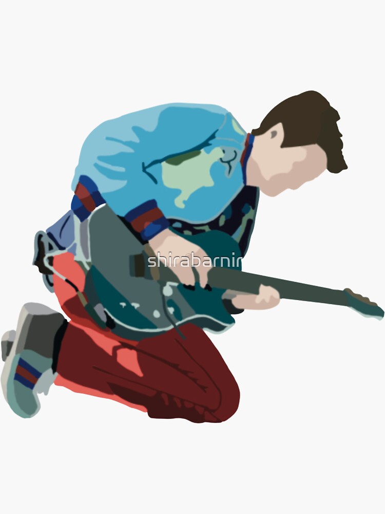 "Matt Bellamy - Muse" Sticker for Sale by shirabarnir | Redbubble