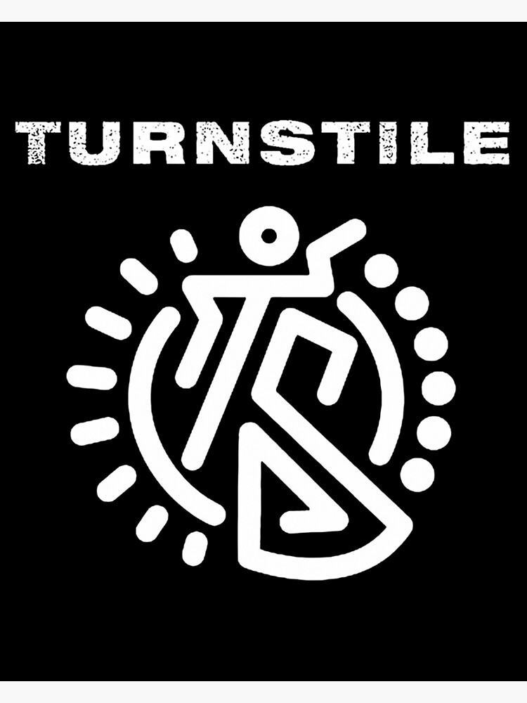"Logo Turnstile White" Poster for Sale by LukeRMcIntyre | Redbubble