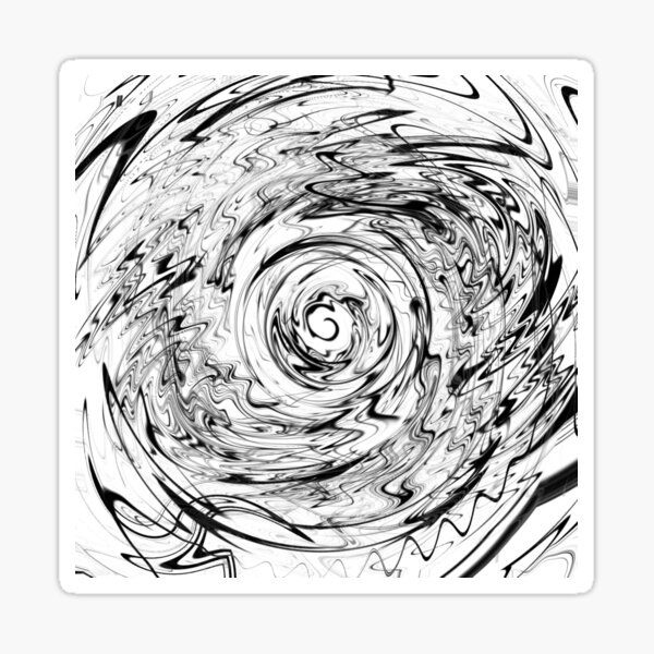 "Inky whirlpool" Sticker for Sale by greentiger1 | Redbubble