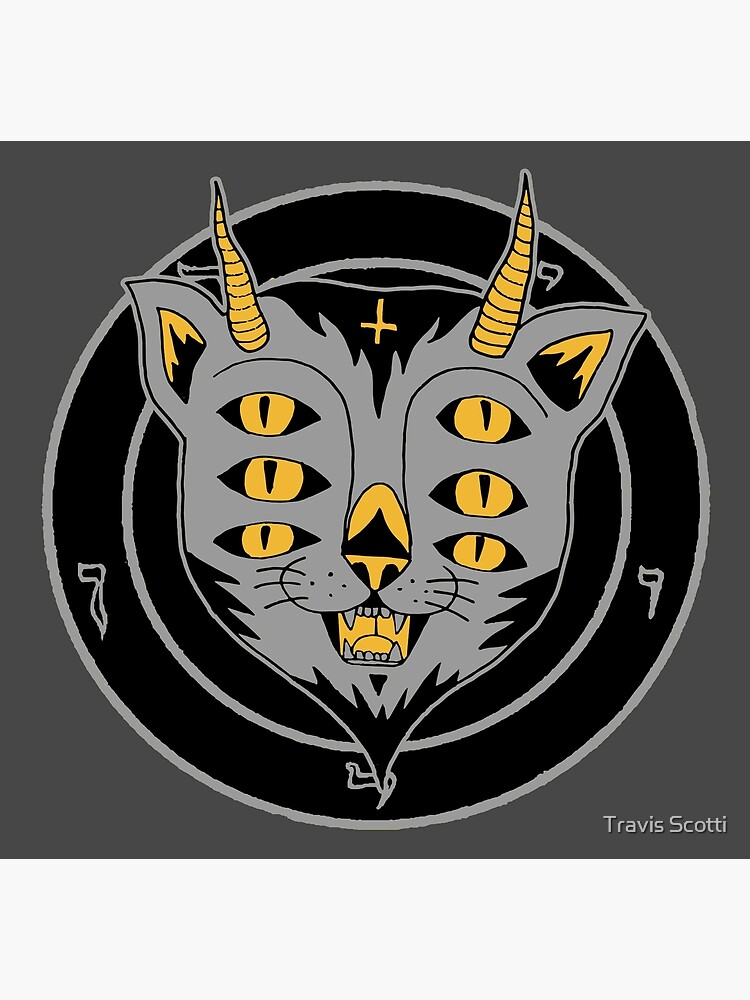 "six eye cat" Art Print by MUMtees | Redbubble