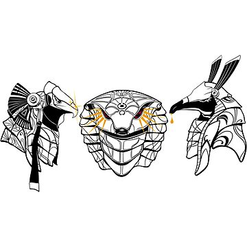 "A Serpent Guard, a Horus Guard and a Setesh Guard... " Sticker for ...
