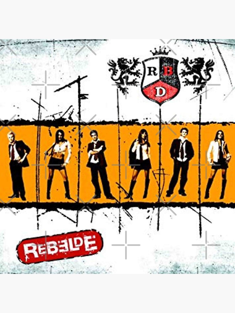 "rbd album rebelde" Sticker for Sale by rafaelradean | Redbubble