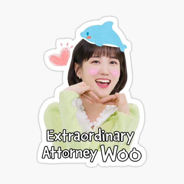 "extraordinary attorney woo" Sticker for Sale by AshleighPNL | Redbubble