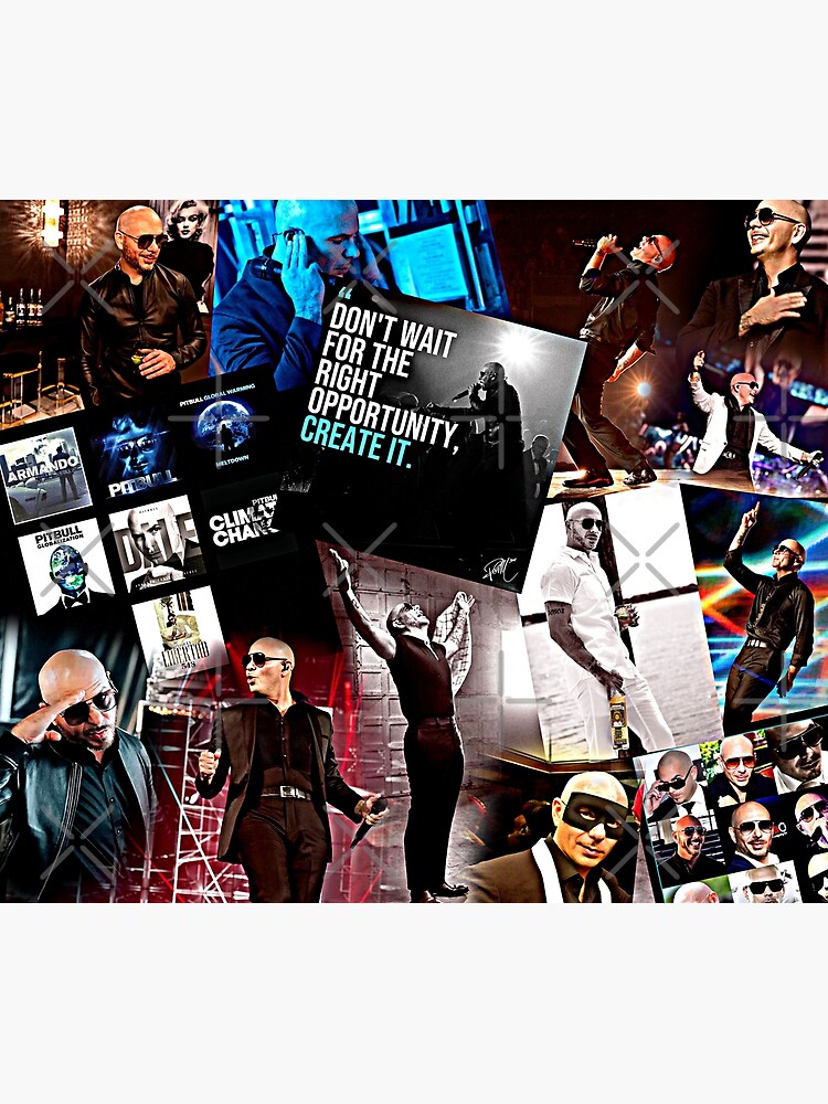 "pitbull singer" Poster for Sale by devilofnight | Redbubble