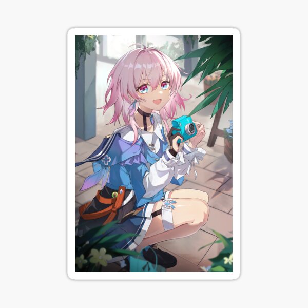 "March 7th Honkai Star Rail" Sticker for Sale by olivialewis23 | Redbubble