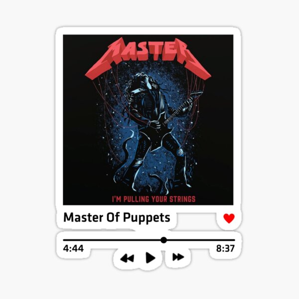 "Eddie Munson Master Of Puppets" Sticker for Sale by brandonbe | Redbubble