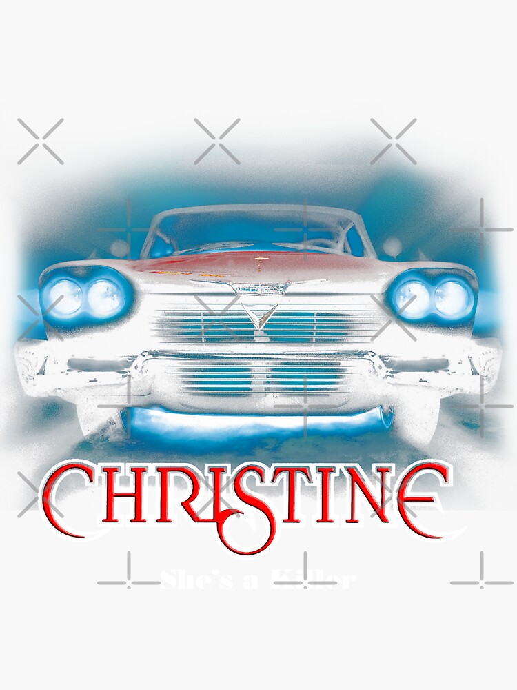 "movie car christine and steven spielberg" Sticker for Sale by ...