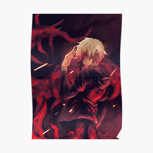 "Kaneki Ken Tokyo Ghoul Design Fanart" Poster for Sale by antioneart ...