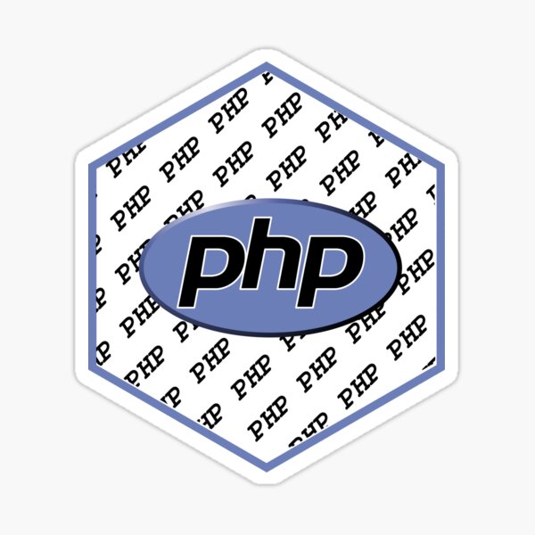 Hexagonal Php Sticker For Sale By Yourgeekside Redbubble 