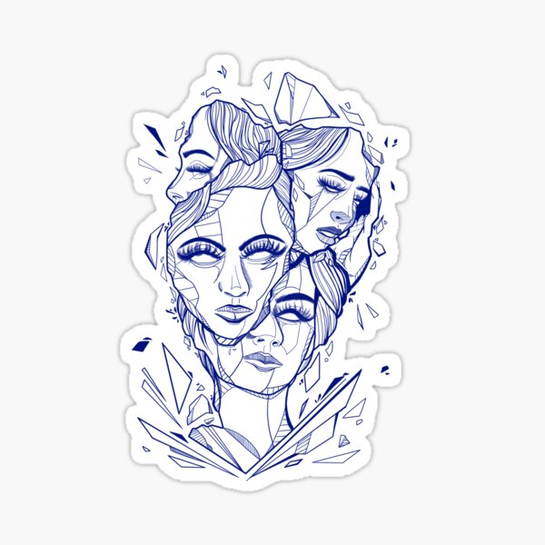 "Greek Stone Sculpture Women" Sticker for Sale by JadesCanvas | Redbubble