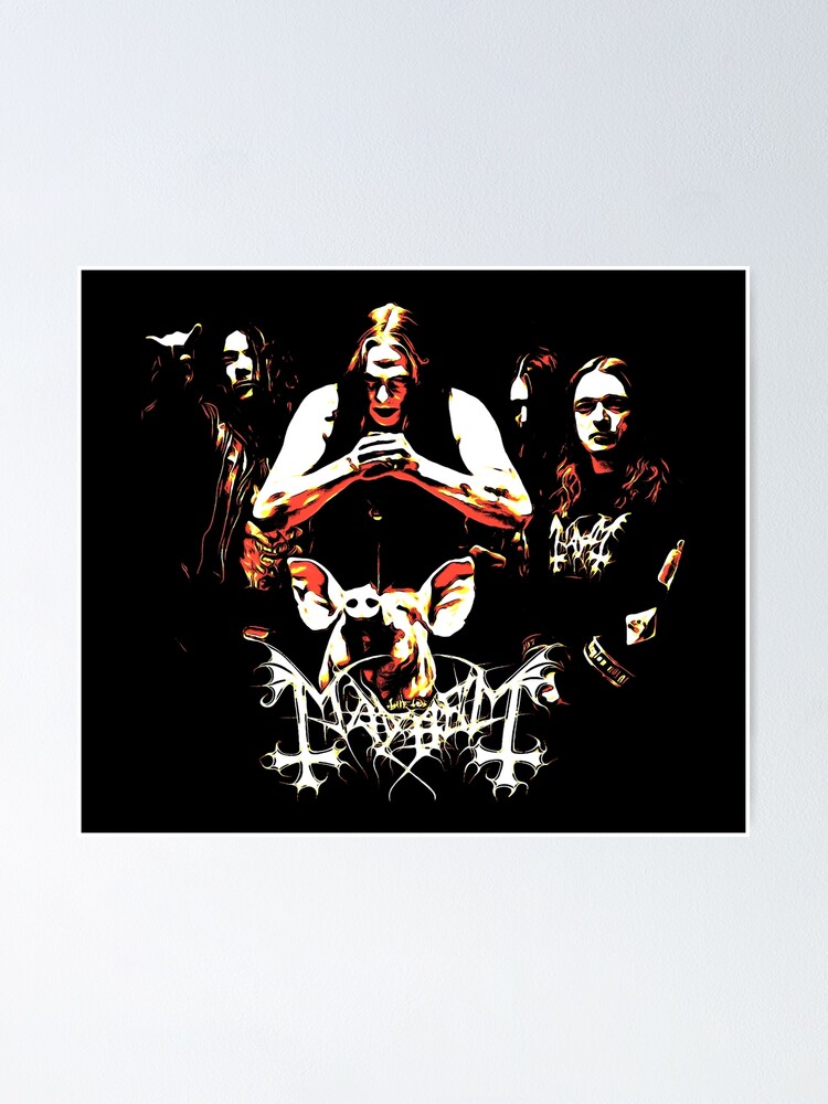 "mayhem black metal" Poster for Sale by GeneviveSp | Redbubble