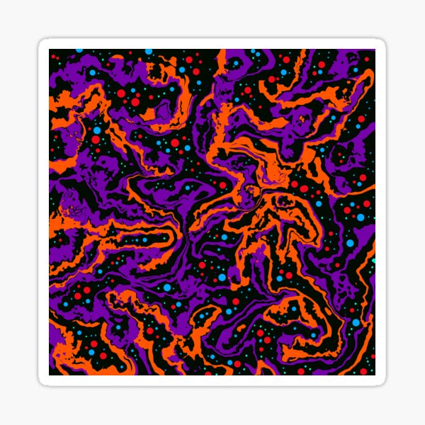 "Liquid space " Sticker for Sale by apersonator | Redbubble