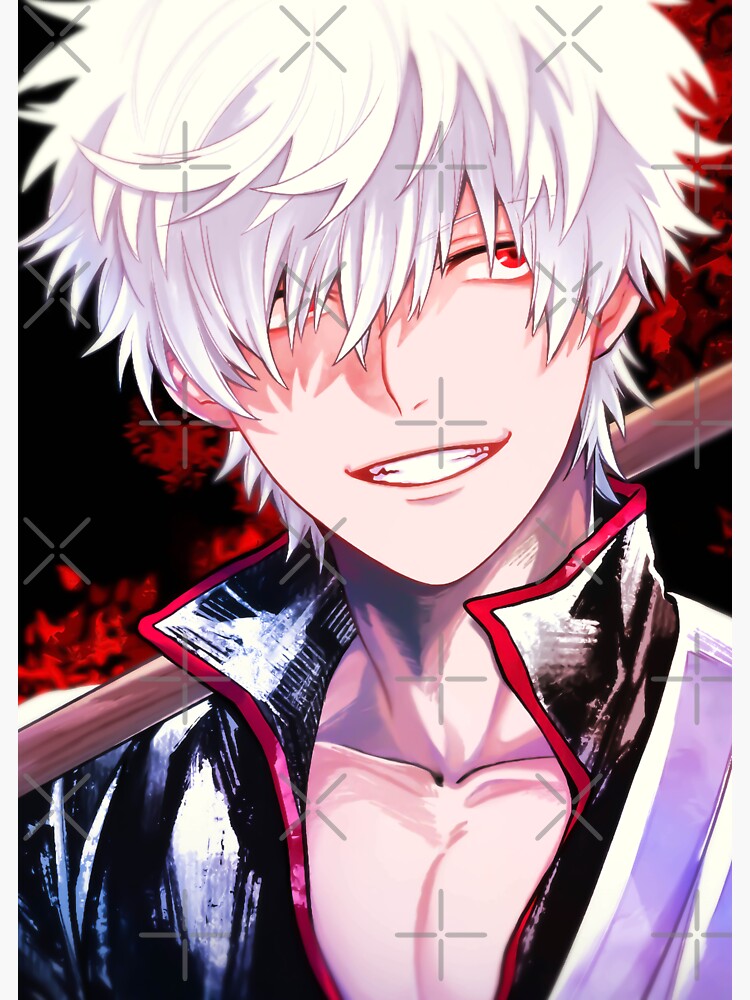 "Gintoki Sakata Gintama Artwork For Otaku" Sticker for Sale by ...