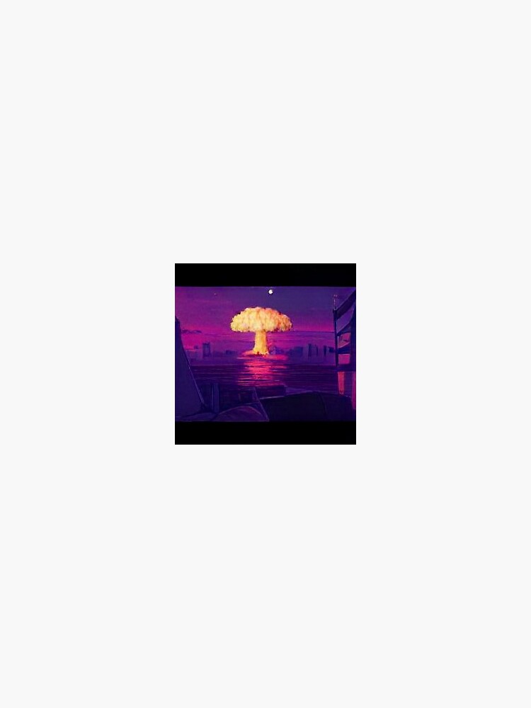 "Mushroom Clouds" Sticker for Sale by Foodcolored | Redbubble