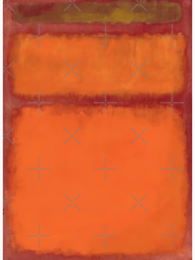 "Mark Rothko Orange Red Yellow 1961 Vintage" Poster for Sale by ...