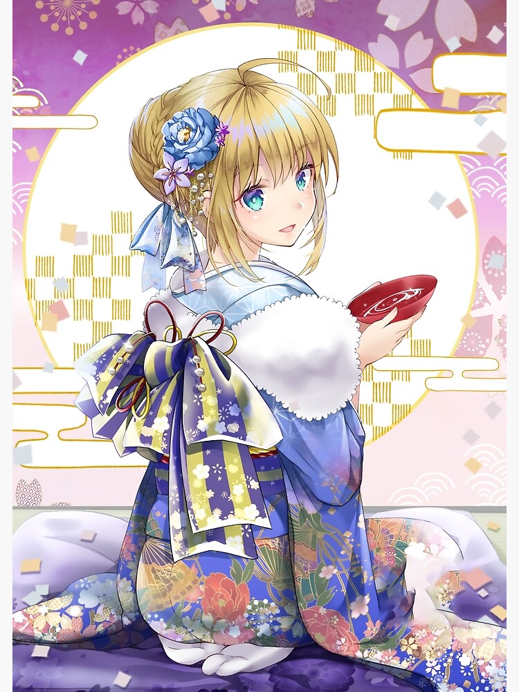 "Saber Fate Stay Night Painting Anime" Poster for Sale by KarinaTaisha ...