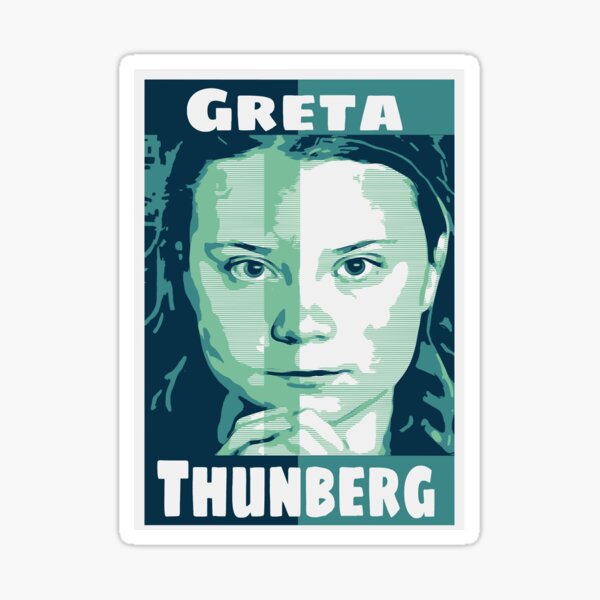 "Discover The Secret To Greta Thunberg Cool Gift" Sticker for Sale by ...