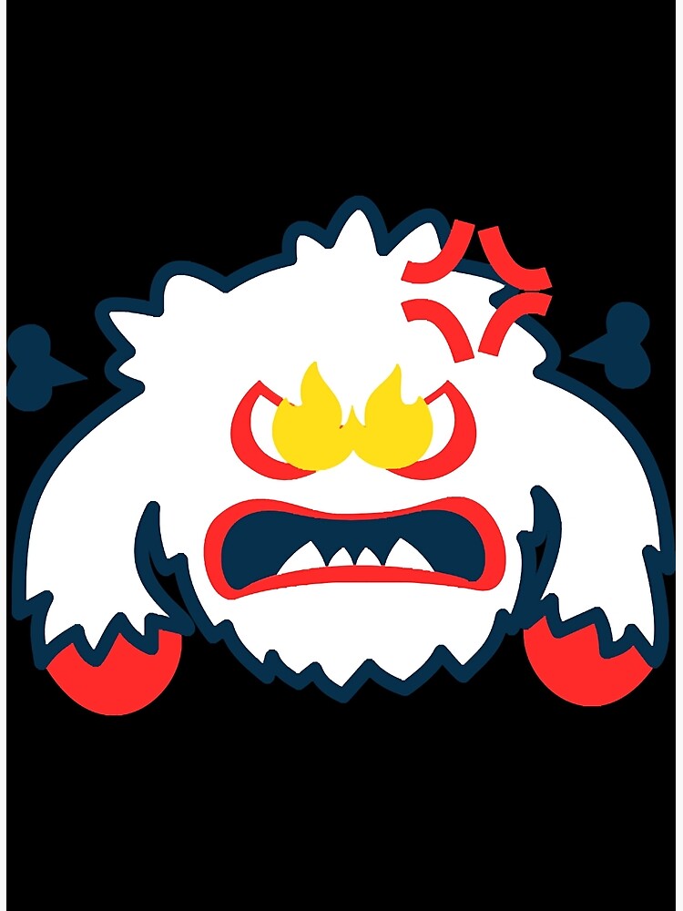 "Angry Yeti " Poster for Sale by SandraCoo71209 | Redbubble