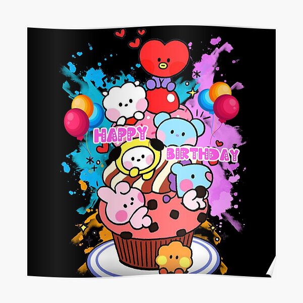 "Bt21 happy birthday - HAPPY BIRTHDAY! from BTS BT21 Chimmy Greeting ...
