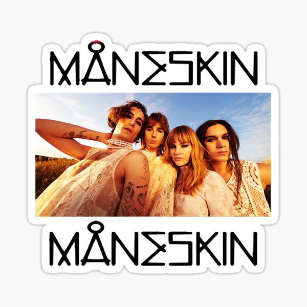 "Special Present Rock Band Maneskin Gift For Everyone" Sticker for Sale ...