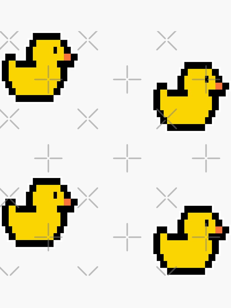 "Ducks doing cute things happy ducks" Sticker for Sale by shopina ...