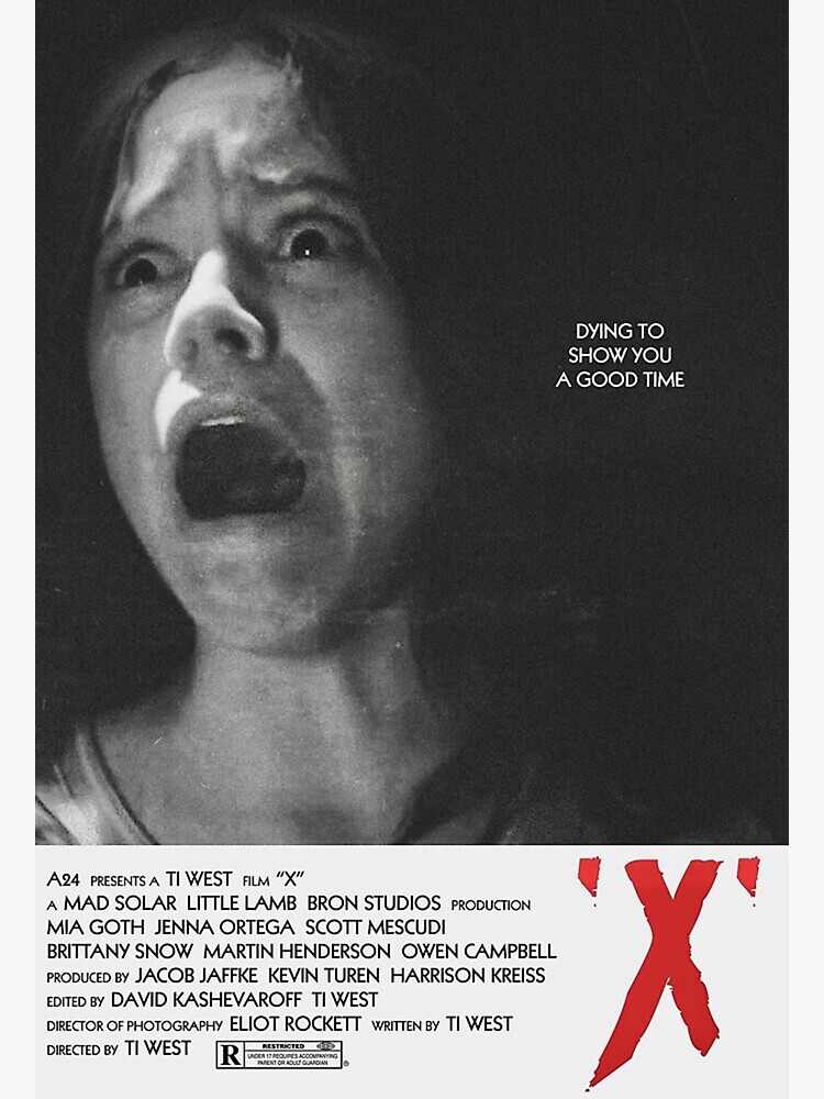 "X A24" Sticker for Sale by randallfrencha | Redbubble