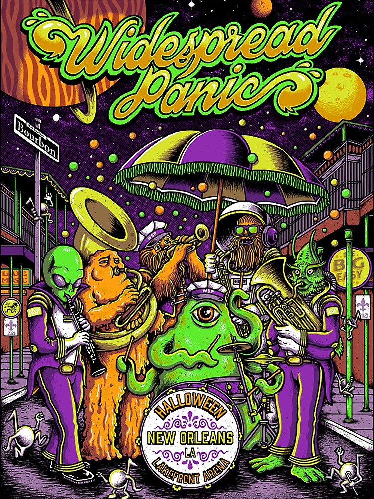 "alien playing music widespread" Poster for Sale by nagatobulan | Redbubble