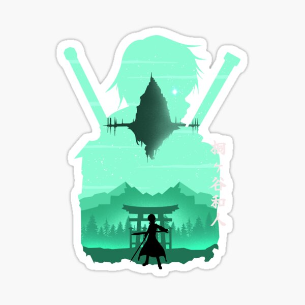 "Sword Art Online Kirito Best Selling" Sticker for Sale by Lpgweek ...