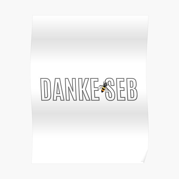 "Formula 1 Danke Seb Bee Design" Poster for Sale by batupink2 | Redbubble