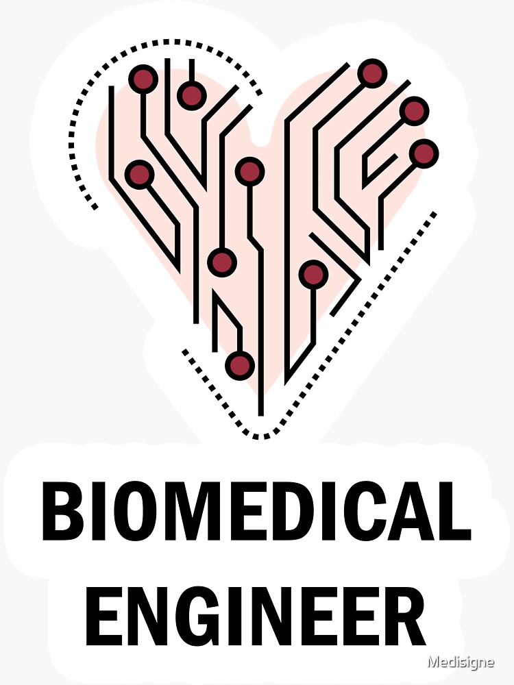"Biomedical engineer" Sticker for Sale by Medisigne | Redbubble