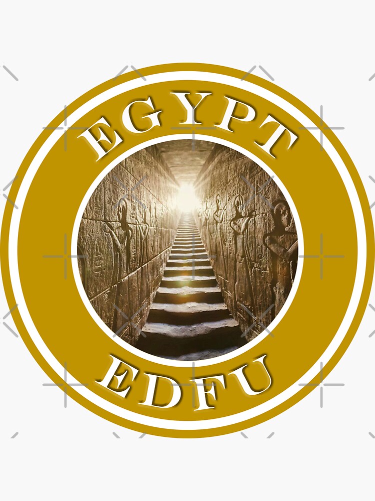 Pegatina «Egipto Edfu Templo de Horus - Colección de sellos de ...