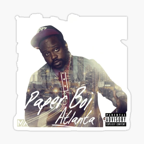 "Atlanta - Paper Boi Album Cove" Sticker for Sale by adele9ure | Redbubble