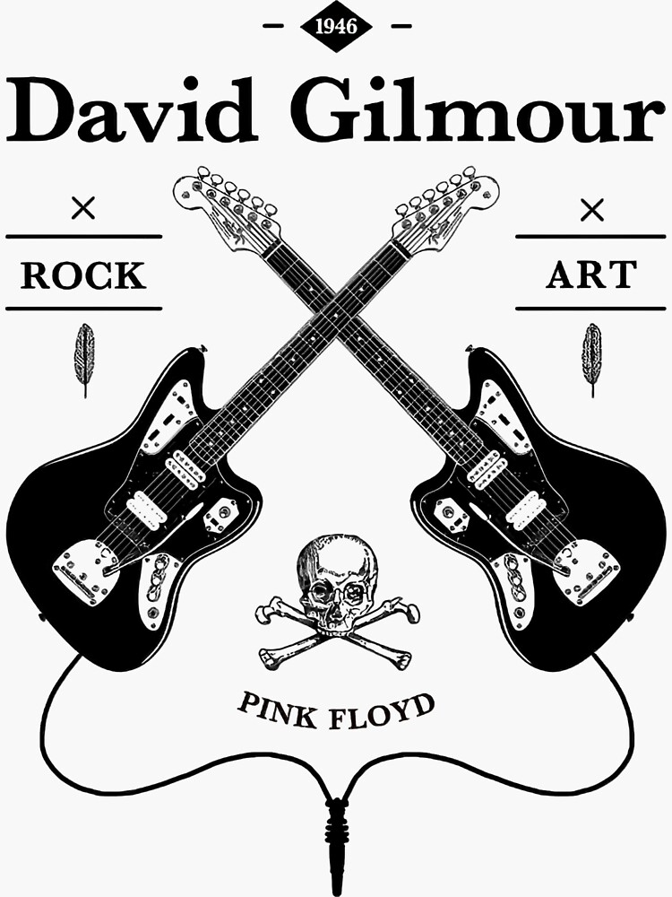 "David Gilmour 1946" Sticker for Sale by Wilson-Art | Redbubble