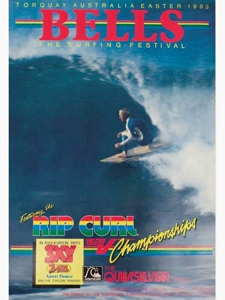 "vintage australia surfing poster 1983 Poster" Poster for Sale by ...