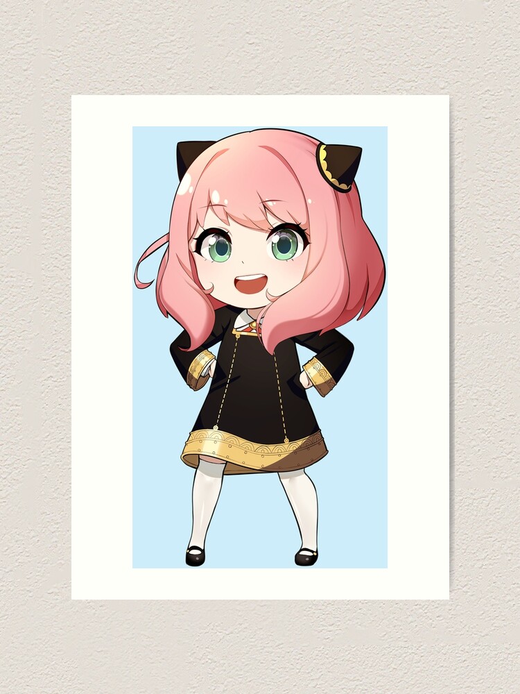 "Anya Forger Spy X Family Chibi" Art Print for Sale by tyty123496 ...