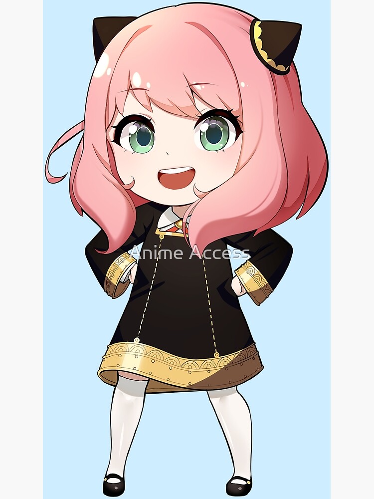 "Anya Forger Spy X Family Chibi" Art Print for Sale by tyty123496 ...
