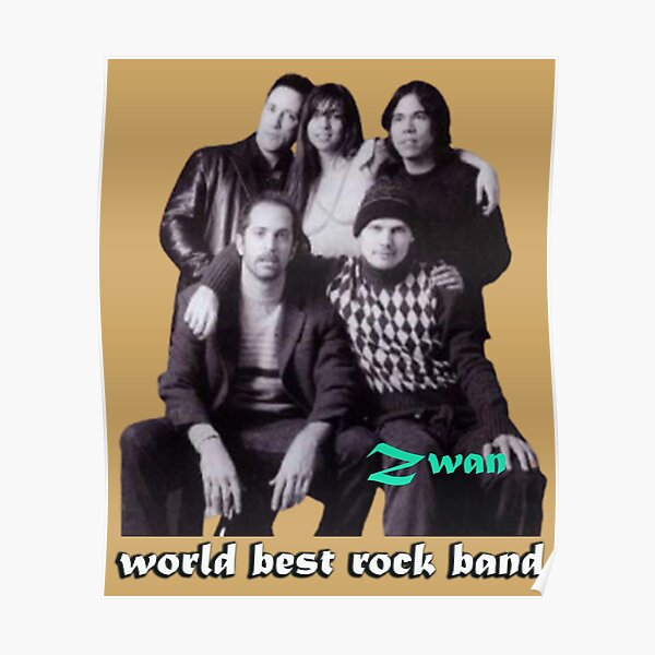 " Zwan band." Poster for Sale by MyWonderWorld | Redbubble