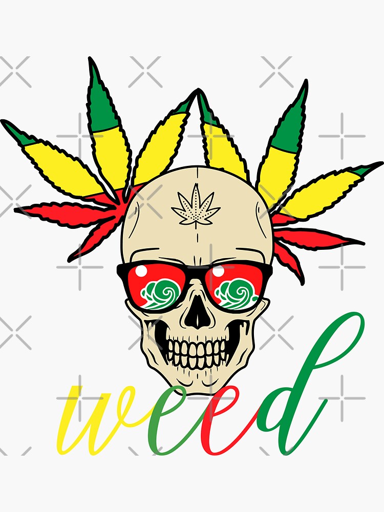"Alien Weed Grower - royal weed" Sticker for Sale by noyomiart | Redbubble